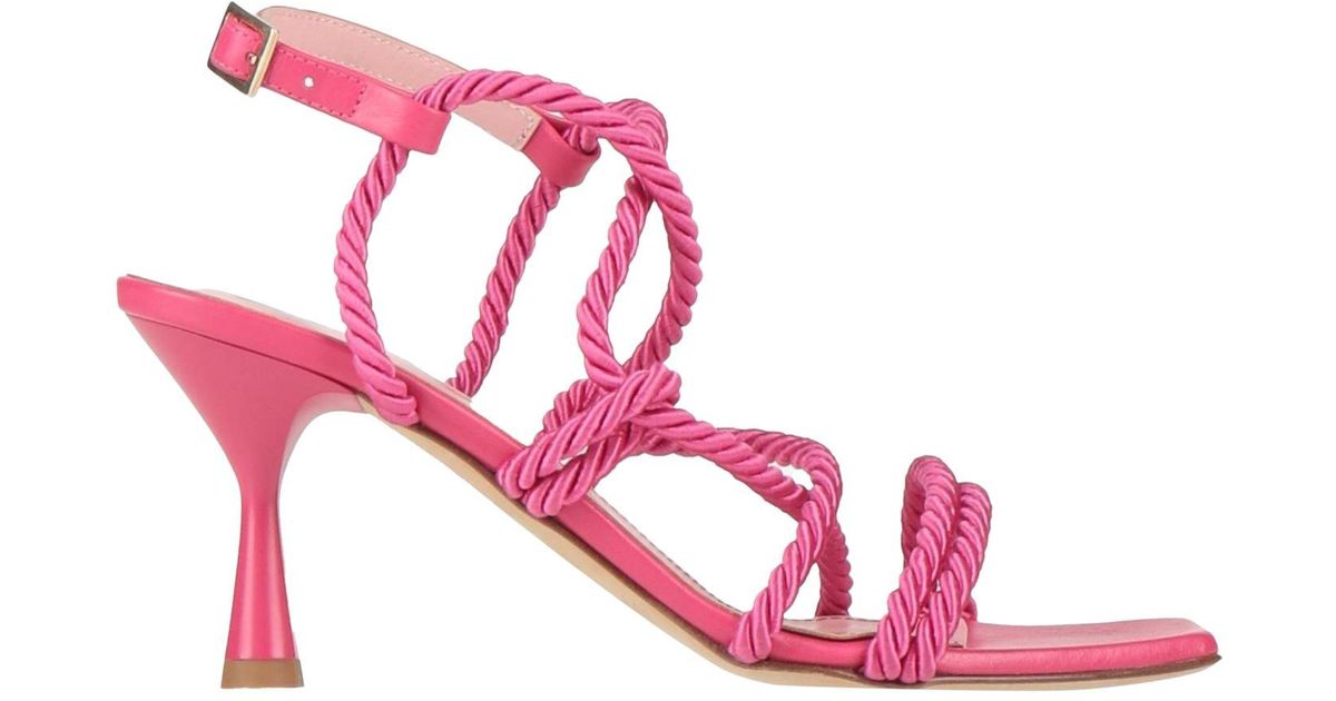 LES AMARANTI Sandals in Pink | Lyst UK