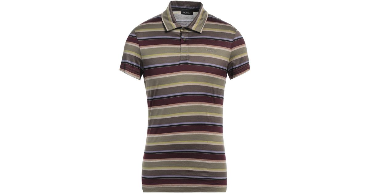 Byblos Military Polo Shirt Cotton in Black for Men | Lyst