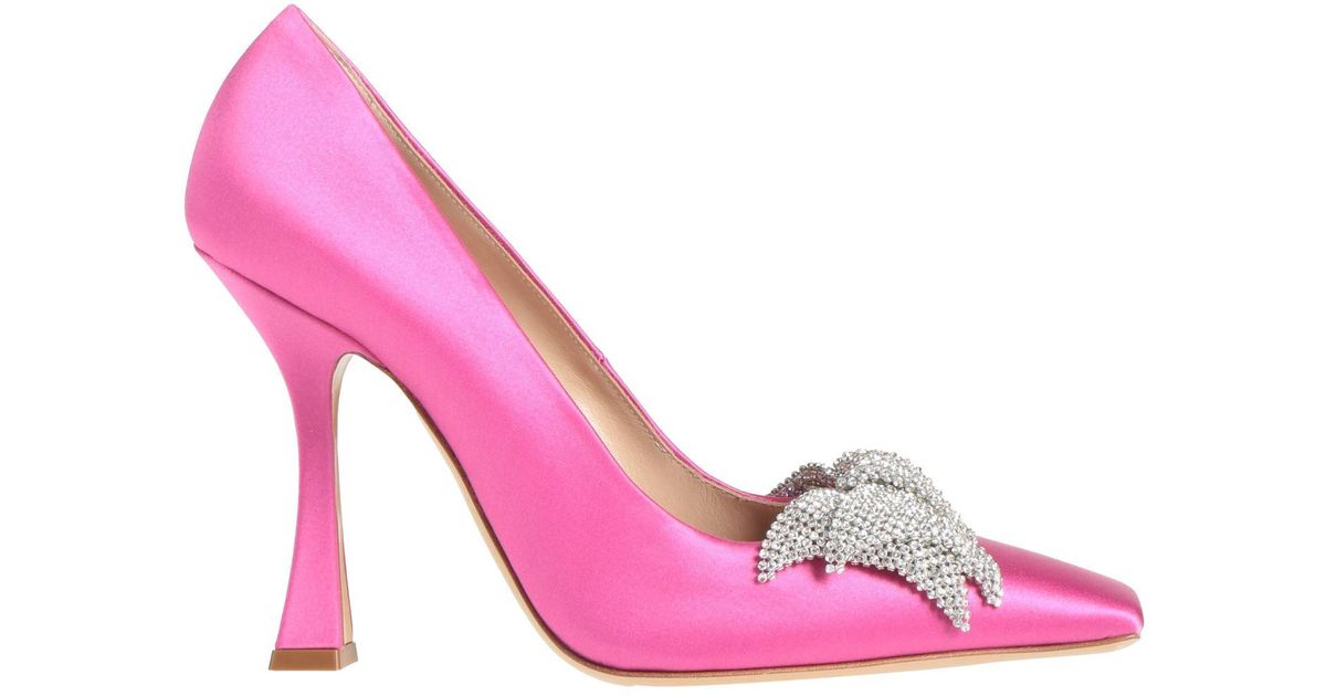 Casadei Fuchsia Pumps Textile Fibers in Pink | Lyst