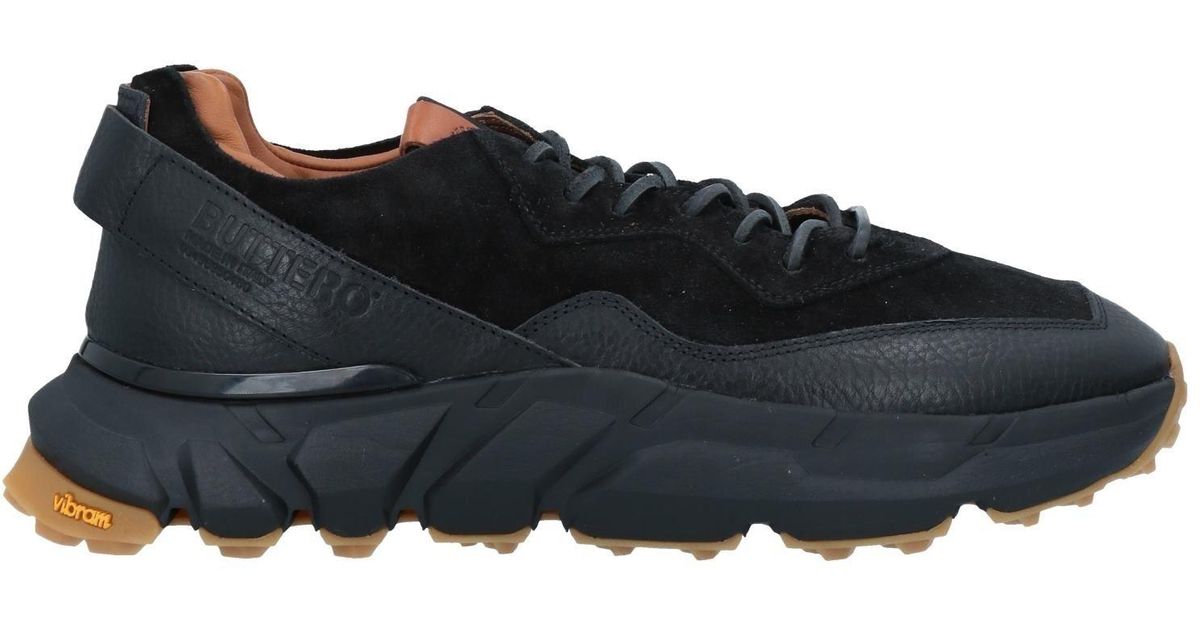 Buttero Sneakers Soft Leather in Black for Men | Lyst