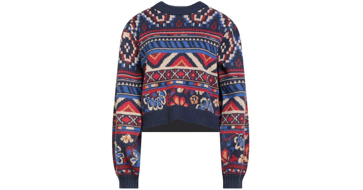 FARM Rio Jumper in Blue | Lyst UK