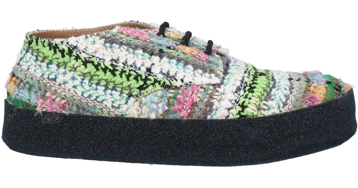 VITELLI Lace-Up Shoes Textile Fibers in Green for Men | Lyst