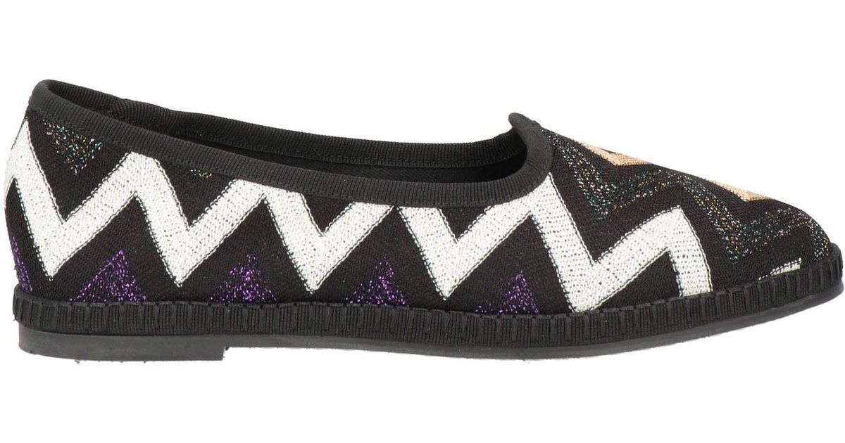 Missoni Loafers Textile Fibers in Black | Lyst
