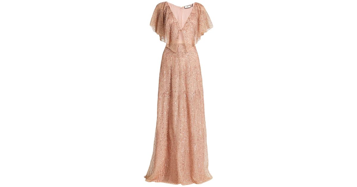 Elisabetta Franchi Carpet Maxi Dress Polyester, Polyamide, Plastic ...