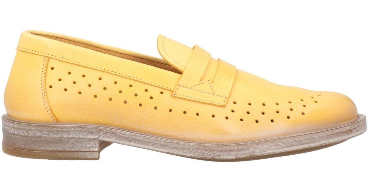 Moma Loafers Leather in Natural | Lyst UK