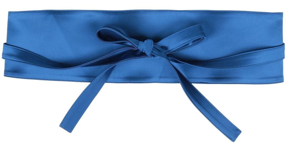 LUCKYLU Milano Belts in Blue | Lyst Australia