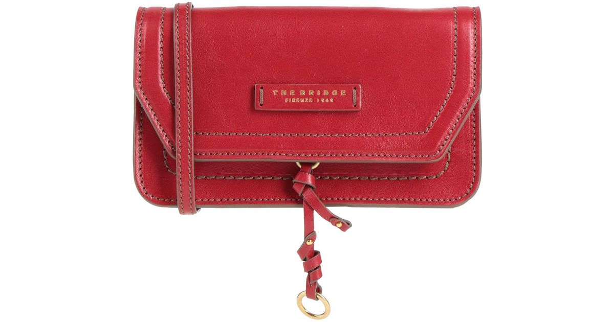 The Bridge Cross-Body Bag in Red | Lyst UK