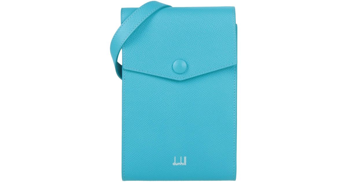 dunhill Cross-Body Bag Leather in Blue for Men | Lyst