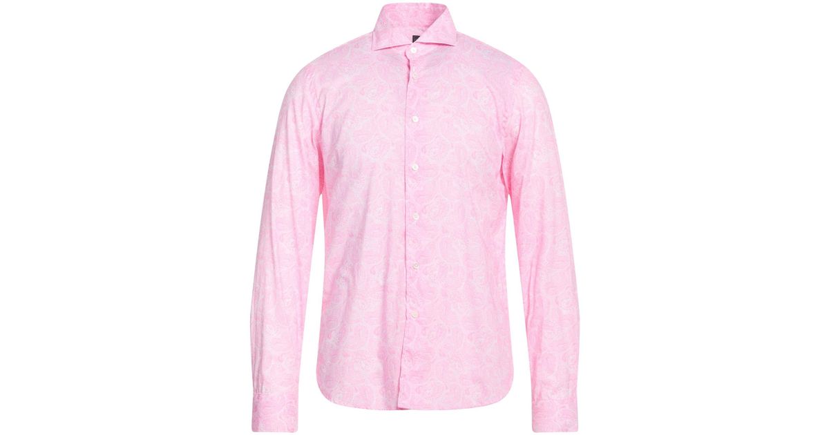 Fedeli Shirts in Pink for Men | Lyst UK