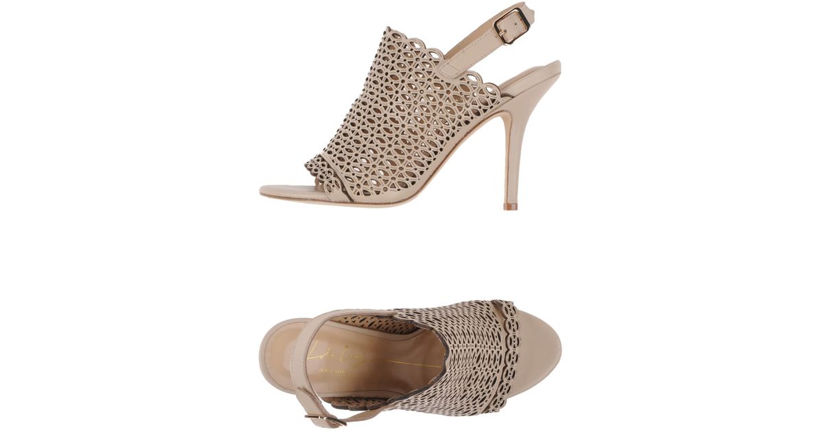 Lola Cruz Sandals in Natural - Lyst