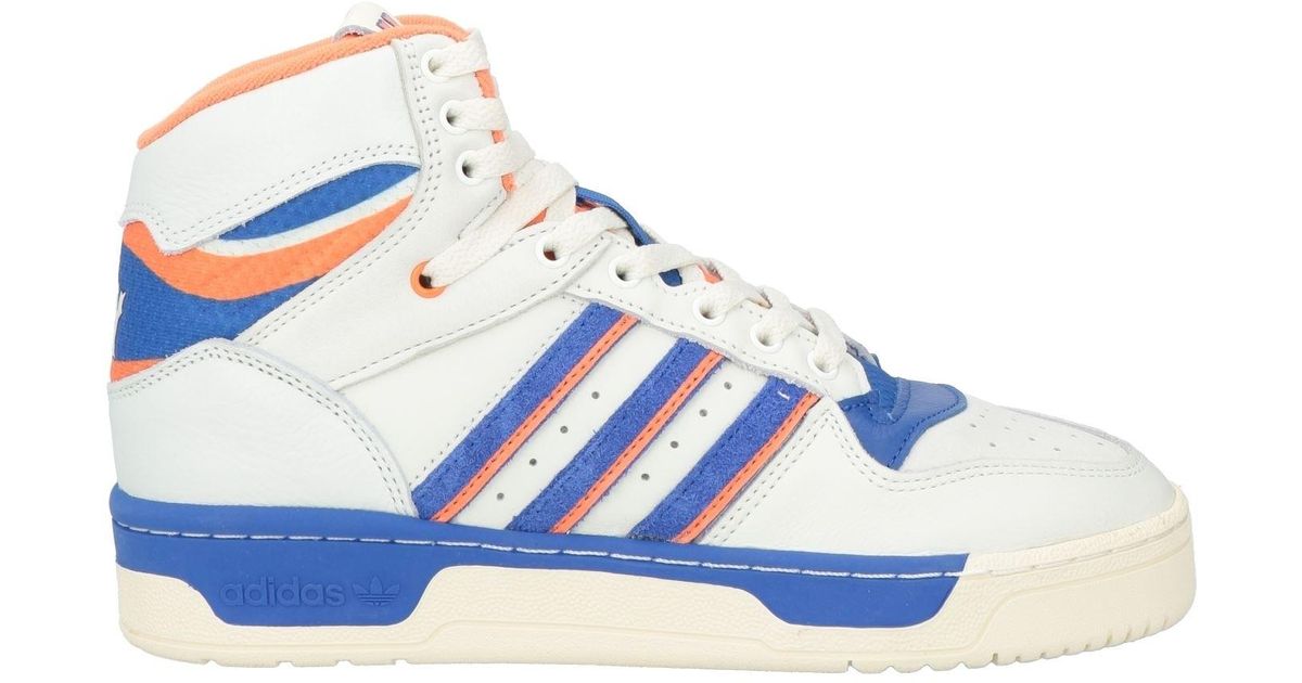 adidas Originals Cream Sneakers Leather in Blue for Men | Lyst UK