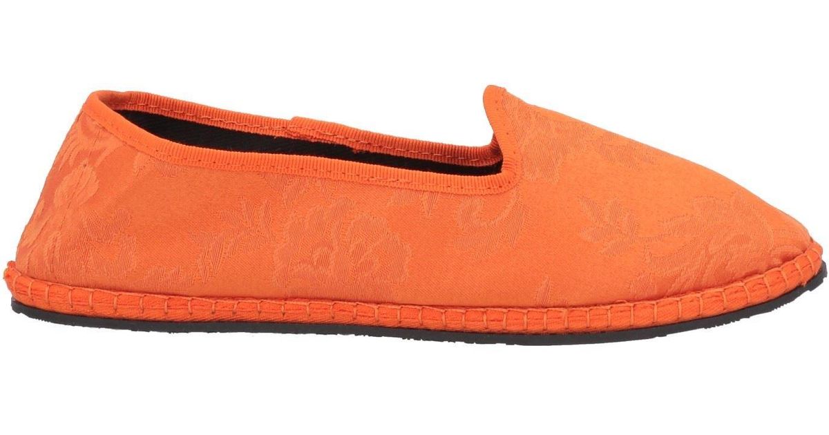 LE PAPÙ Loafers Textile Fibers in Orange | Lyst