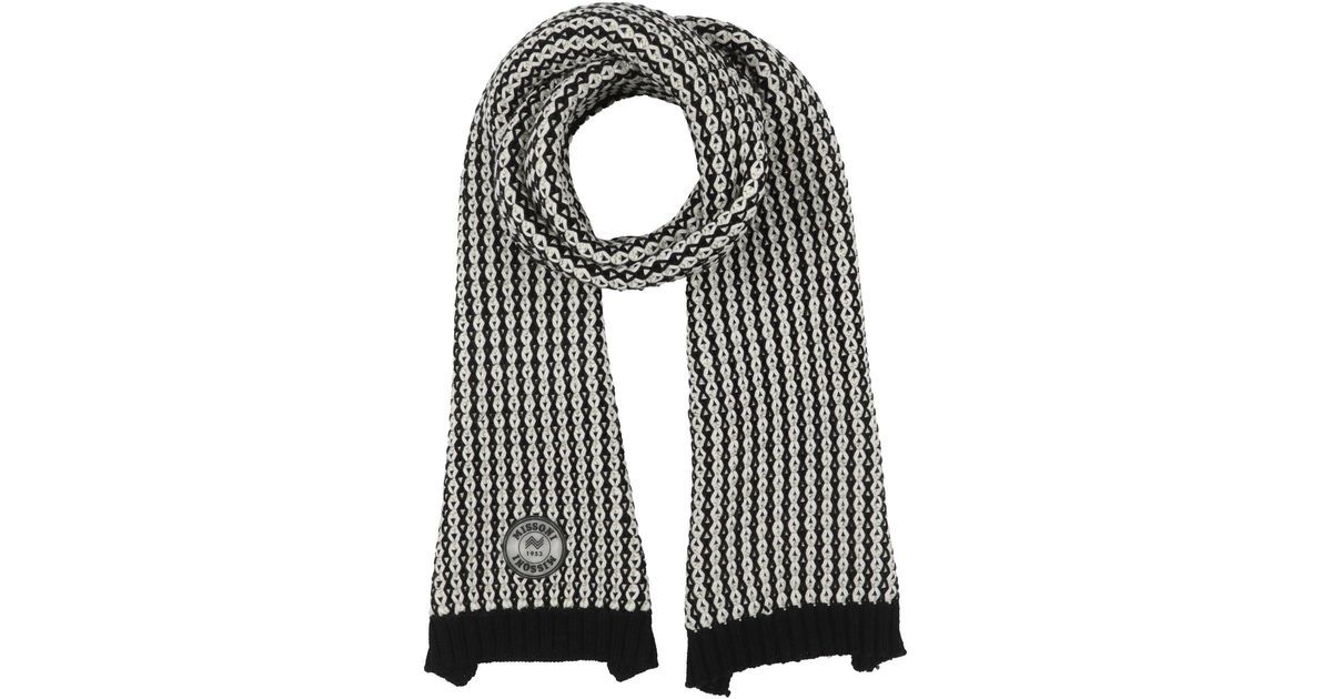 Missoni Scarf Wool in Black | Lyst UK