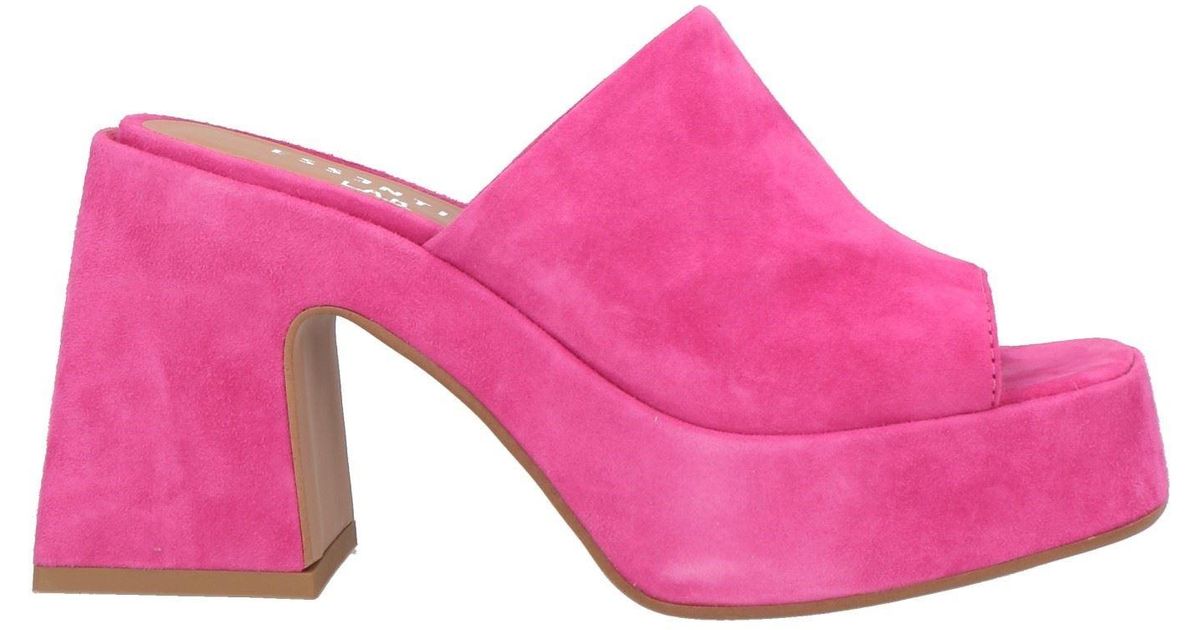 ESSENTIAL L.A.B. Sandals Goat Skin in Pink | Lyst