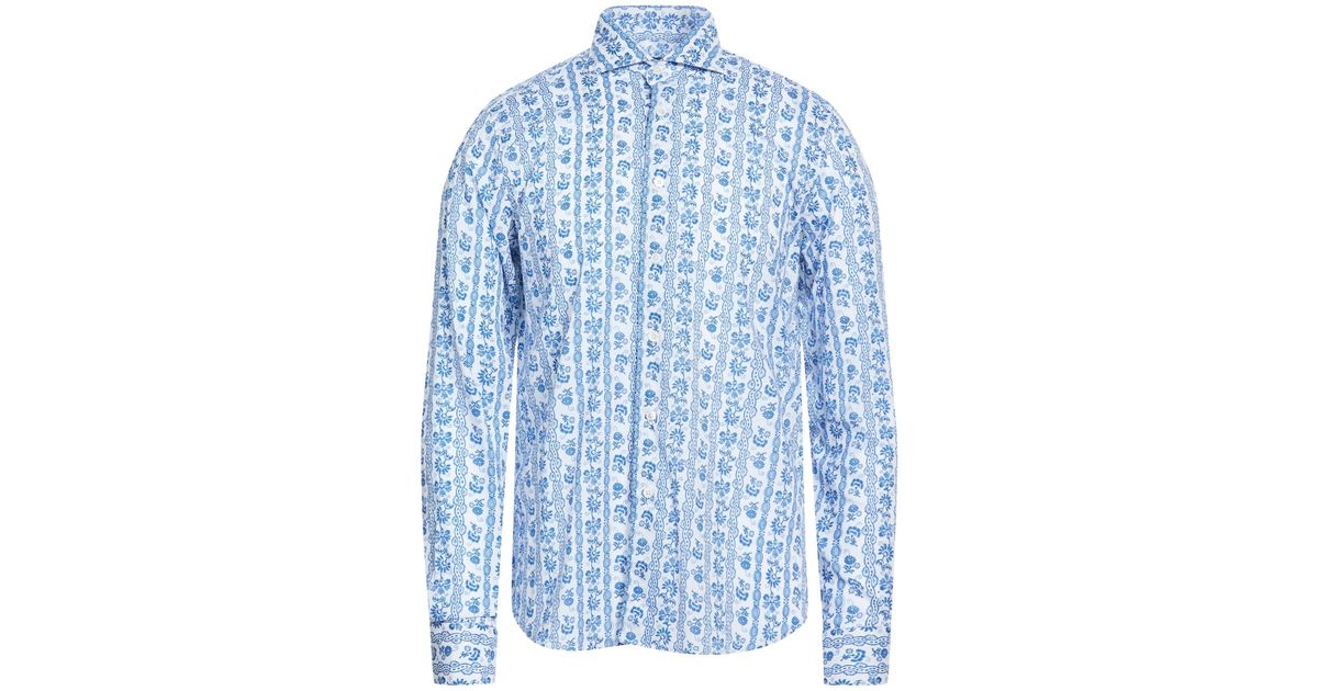 Fedeli Shirts in Blue for Men | Lyst UK