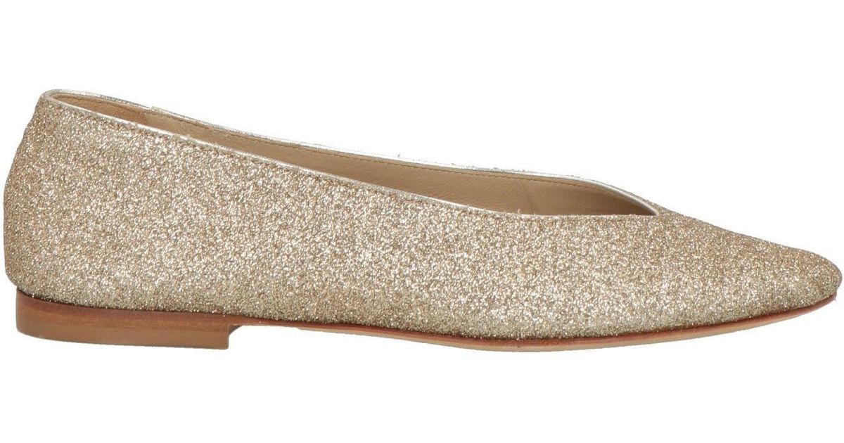 Anniel Ballet Flats Textile Fibers in Natural | Lyst