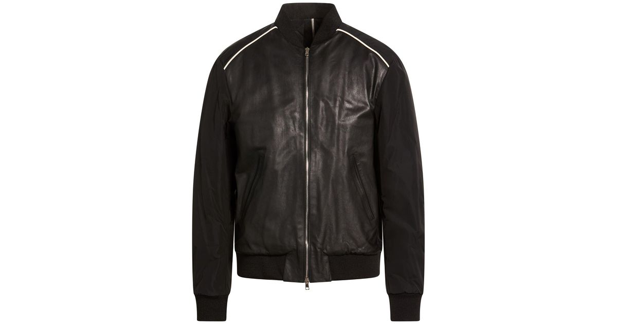 Low Brand Jacket Leather, Polyester in Black for Men | Lyst UK