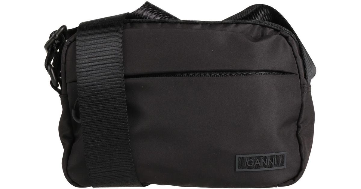 Ganni Cross-Body Bag in Black | Lyst UK