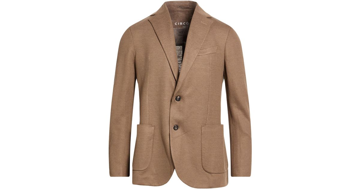 Circolo 1901 Blazers in Brown for Men | Lyst UK