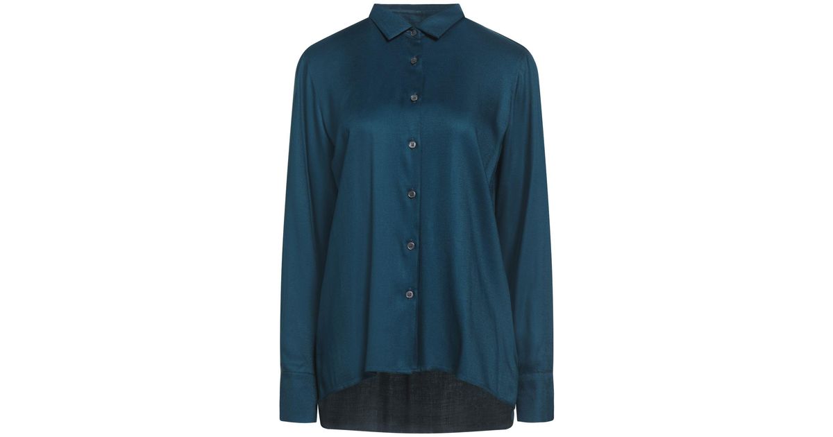 Robert Friedman Shirt Viscose in Blue | Lyst UK