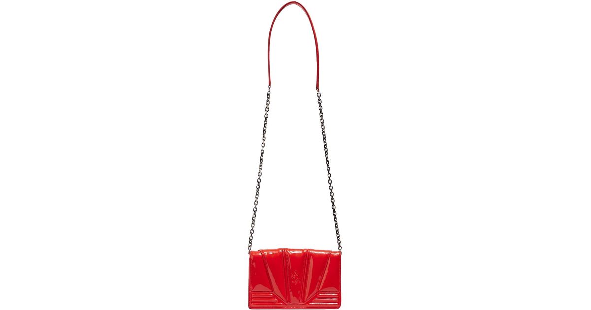 Ferrari Cross-Body Bag Calfskin in Red | Lyst