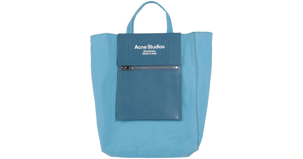 Acne Studios Azure Handbag Nylon, Calfskin in Blue for Men | Lyst