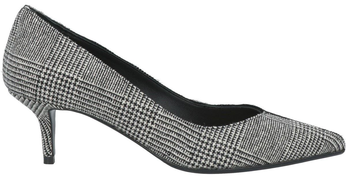 Chantal Pumps Leather, Textile Fibers in Gray | Lyst