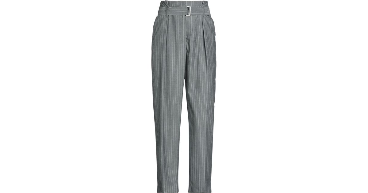 Peserico Pants in Gray | Lyst