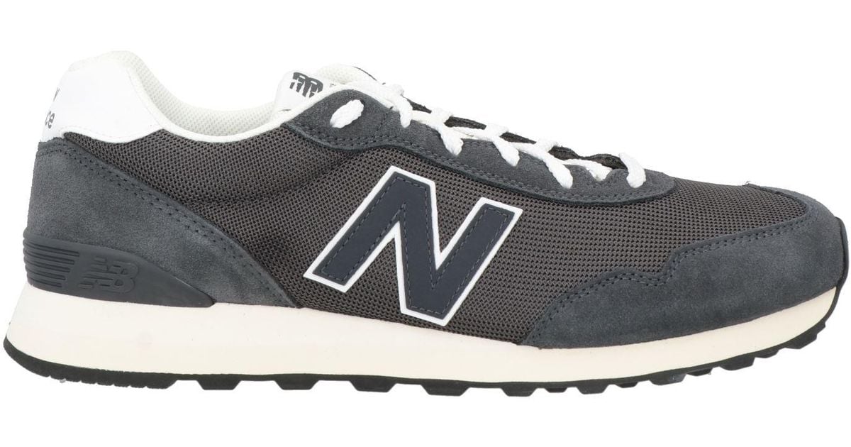 New Balance Charcoal Sneakers Leather, Textile Fibers in Gray for Men ...