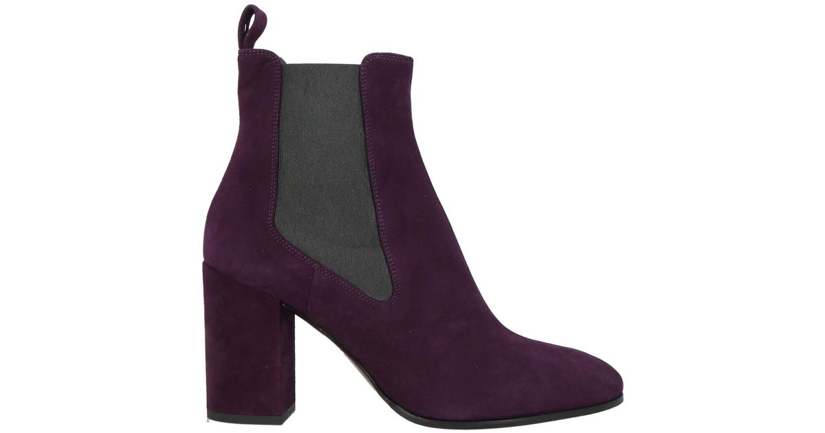 Fabi Ankle Boots in Purple | Lyst UK