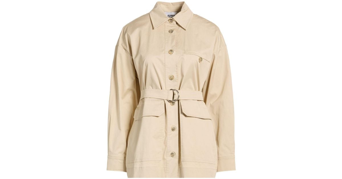Alpha Studio Jacket in Natural | Lyst UK