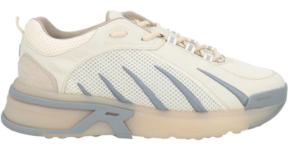 Represent Sneakers Textile Fibers, Leather in White for Men | Lyst