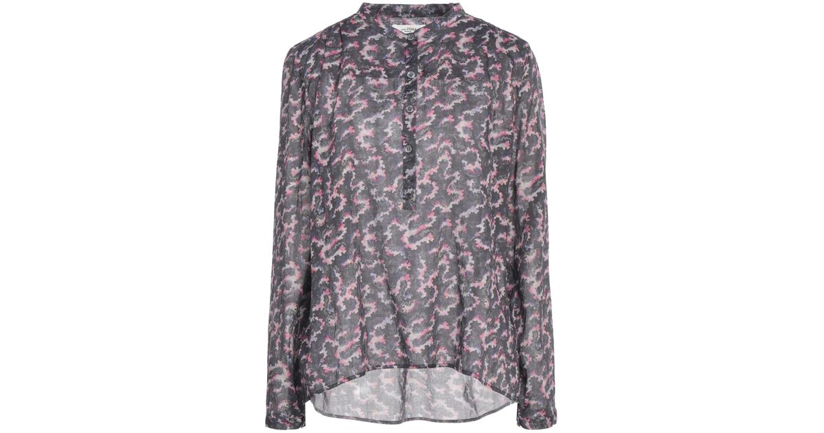 Isabel Marant Top in Gray | Lyst