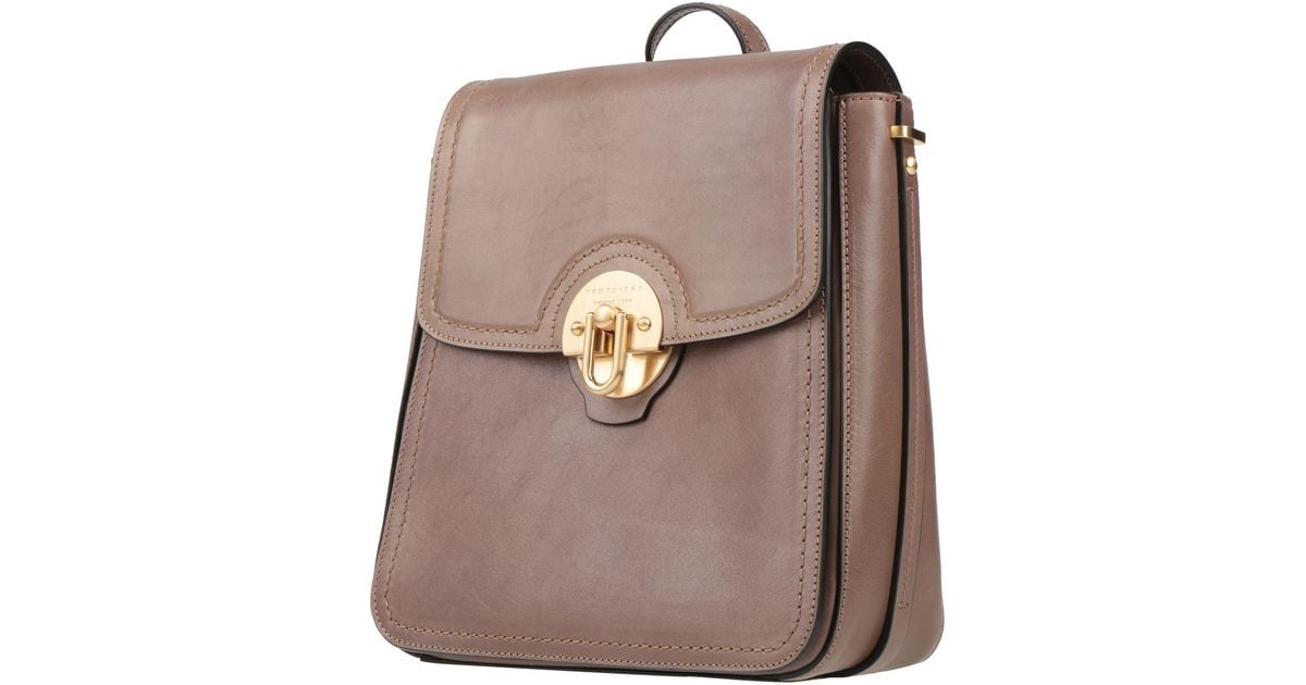 The Bridge Backpack Leather in Brown | Lyst