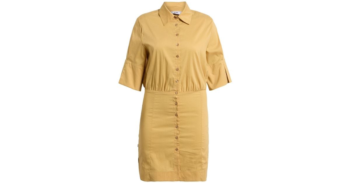 Jijil Mini Dress in Yellow | Lyst Australia