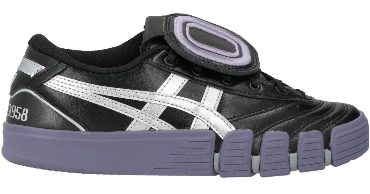 Asics X Otto958 Sneakers Leather, Textile Fibers in Black | Lyst