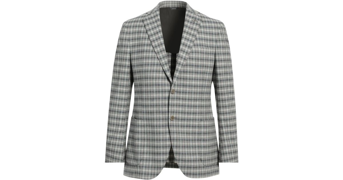 Tombolini Blazer in Gray for Men | Lyst