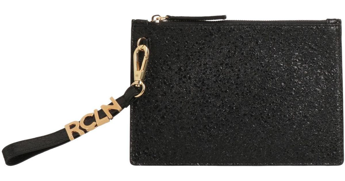 Rucoline Pouch Leather in Black | Lyst