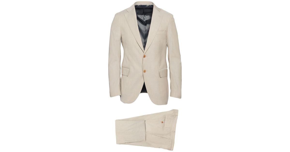 Tombolini Suit in White for Men | Lyst