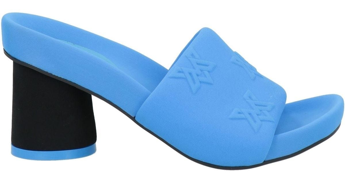 Vic Matié Azure Sandals Textile Fibers in Blue | Lyst