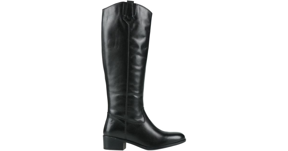 H Hosis Boot Calfskin in Black | Lyst
