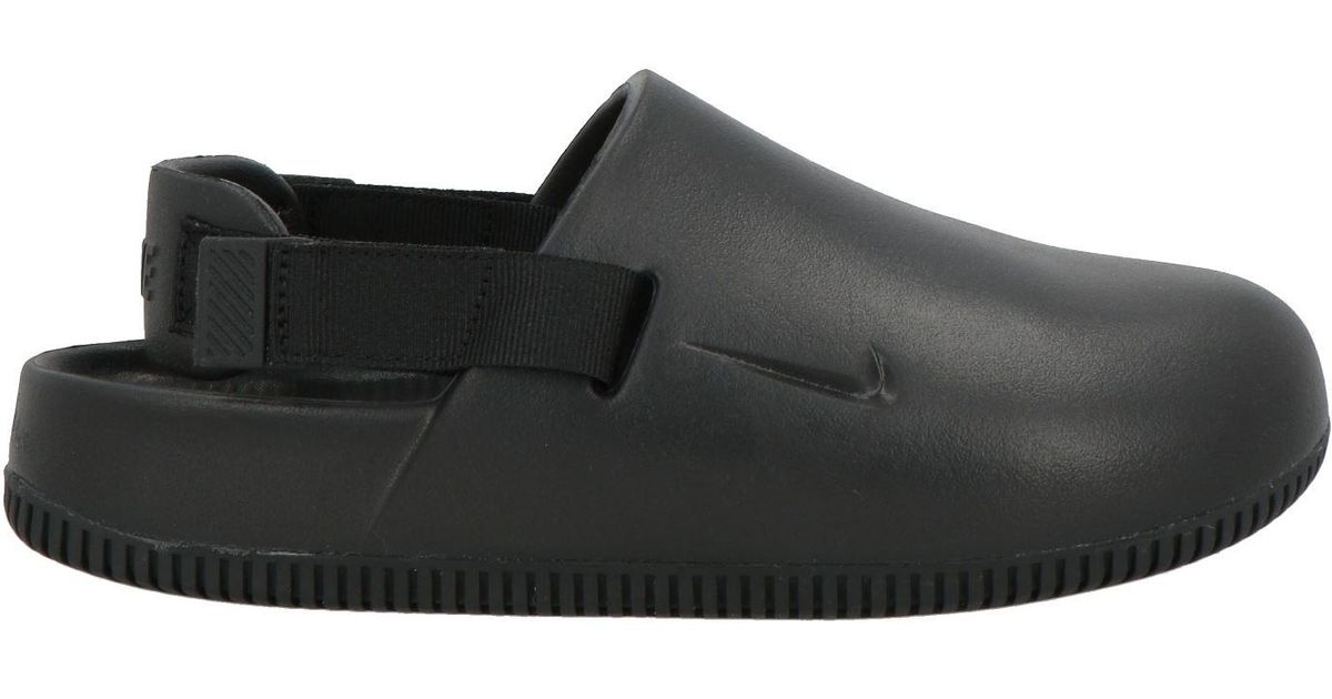 Nike Mules & Clogs Rubber in Black | Lyst