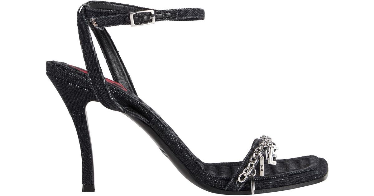 DIESEL Sandals Textile Fibers in White | Lyst