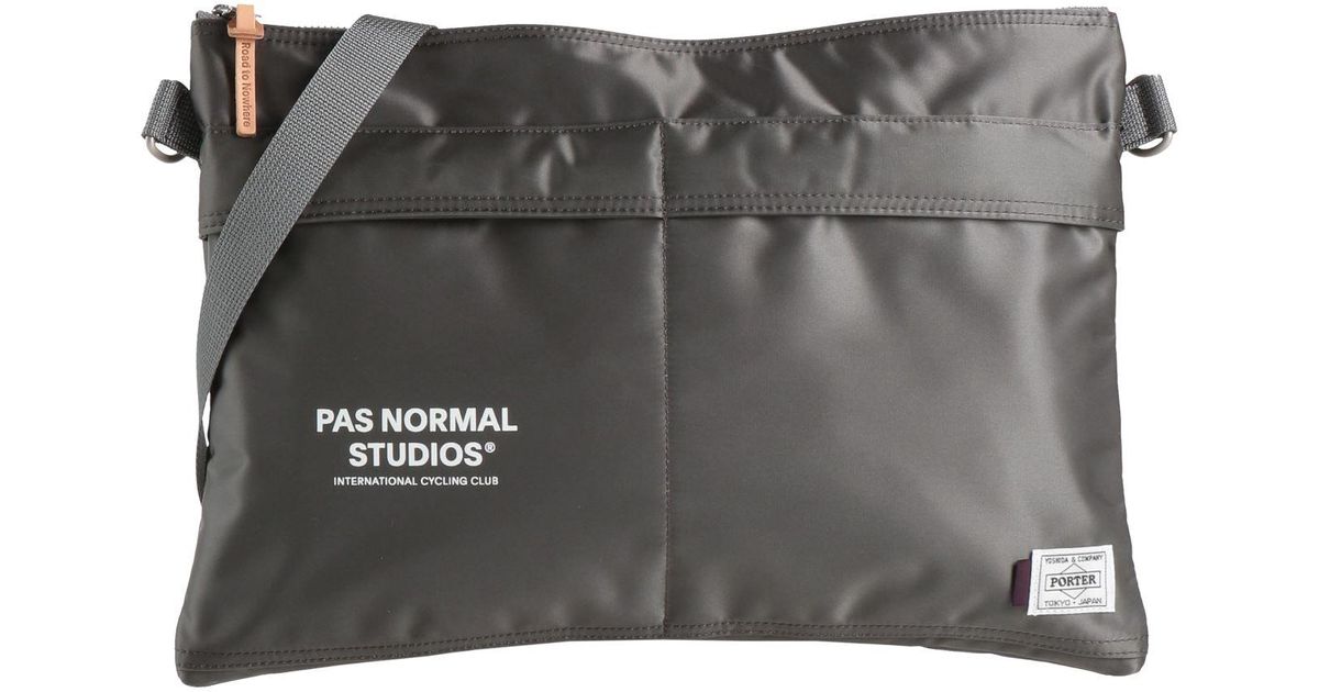 Pas Normal Studios Cross-Body Bag Textile Fibers, Leather in Gray for ...