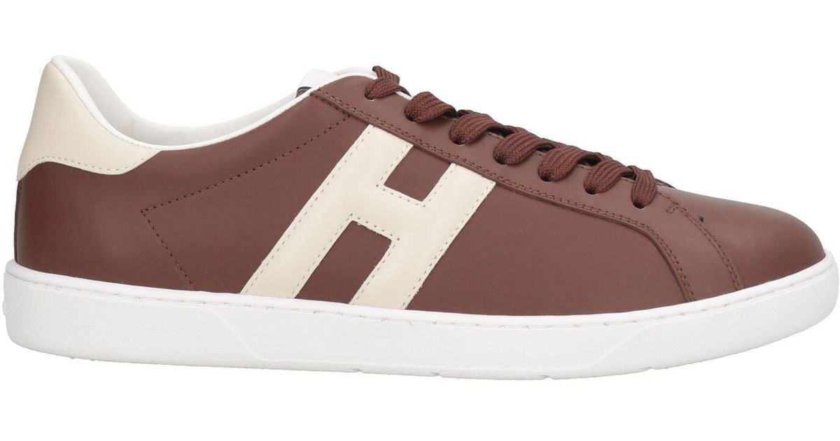 Hogan Sneakers in Brown for Men | Lyst