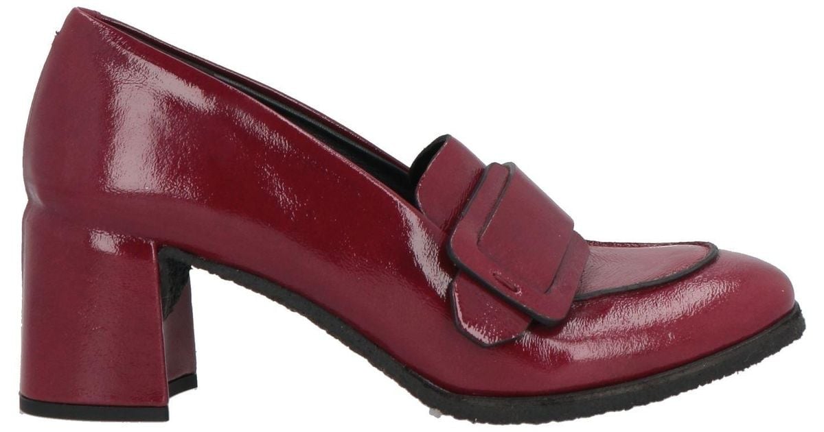 Roberto Del Carlo Brick Loafers Leather in Purple | Lyst