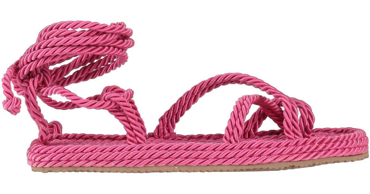 Ovyè Fuchsia Espadrilles Textile Fibers in Pink | Lyst