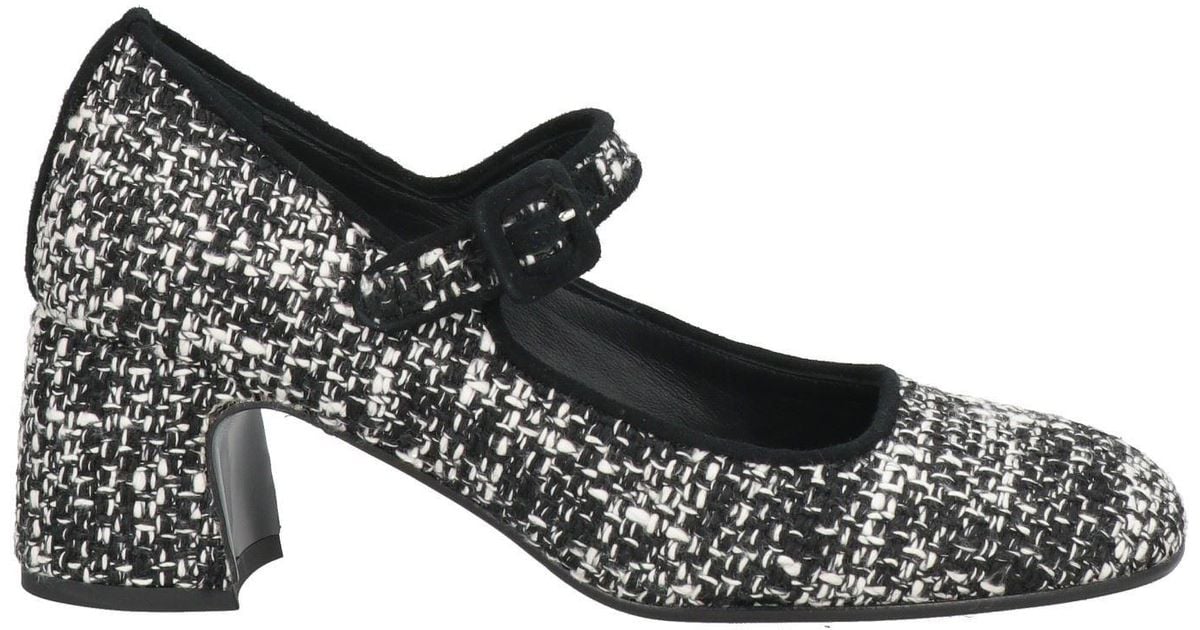 Chantal 1962 Pumps Textile Fibers in Black | Lyst