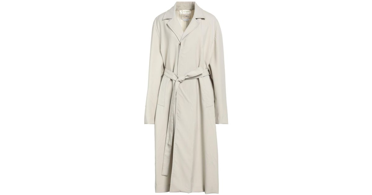 Quira Overcoat & Trench Coat Virgin Wool in White | Lyst