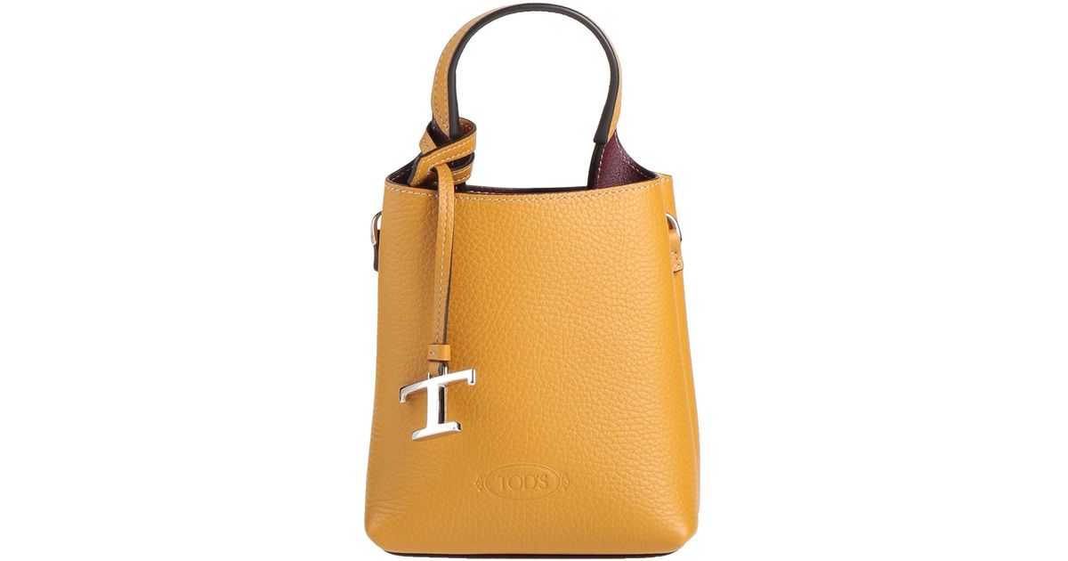 Tod's Handbags in Yellow | Lyst